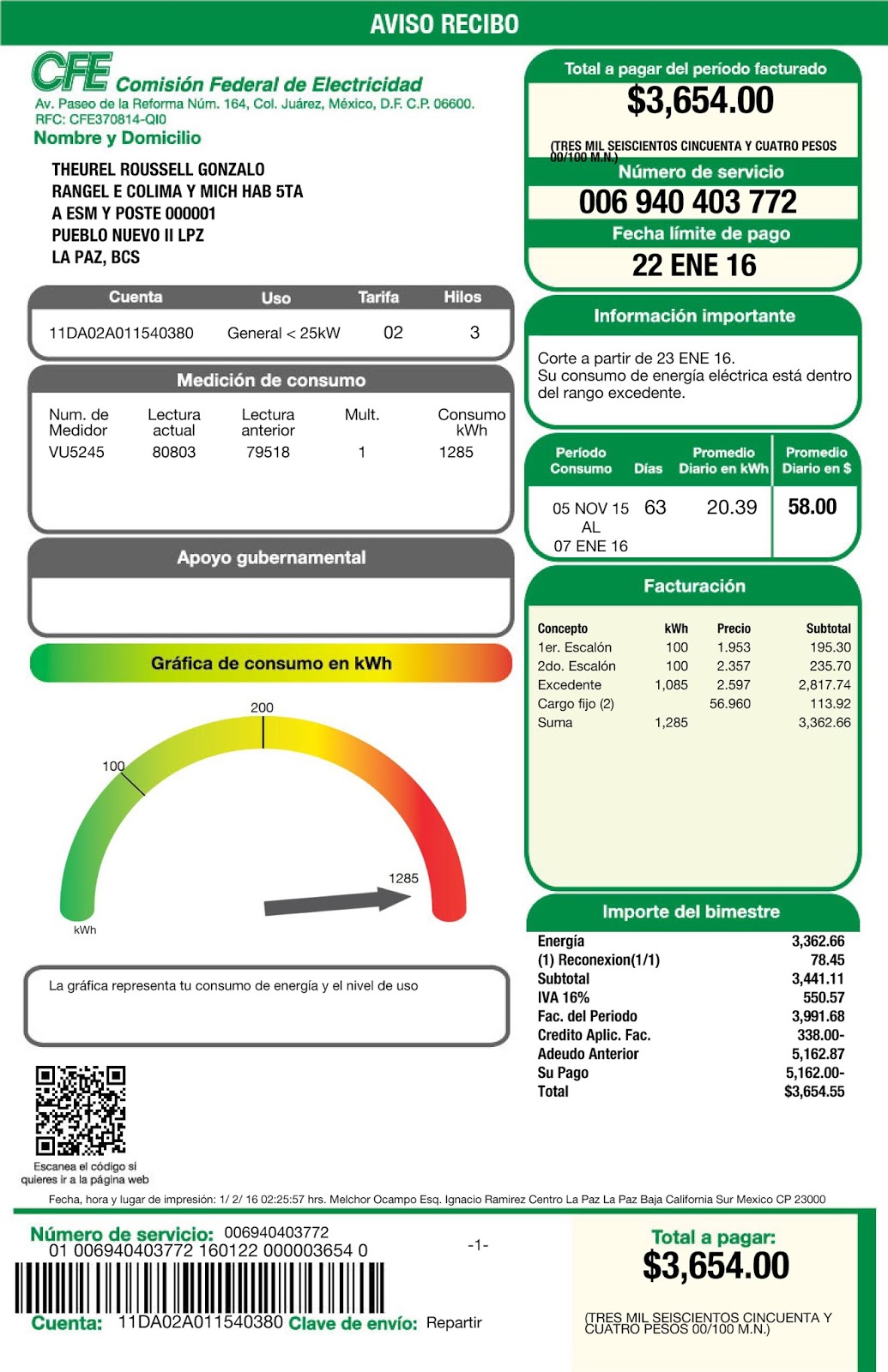 Consultar Recibo De Luz